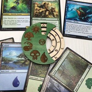 Wooden Radial 3 Digit MTG Life Counter, MTG HP Tracker, Dnd Tracker ...