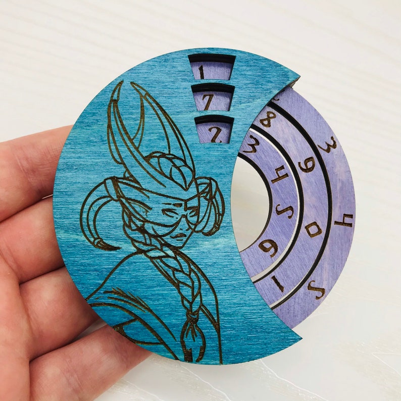 Custom Art TTRPG Dungeons and Dragons Life Counter | Etsy UK