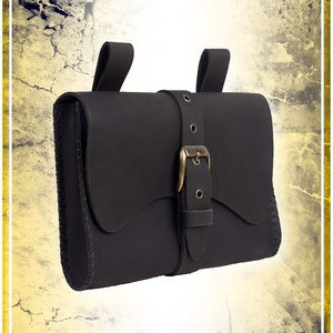 Spellbook Pouch Leather Accessory for LARP and Cosplay - Etsy