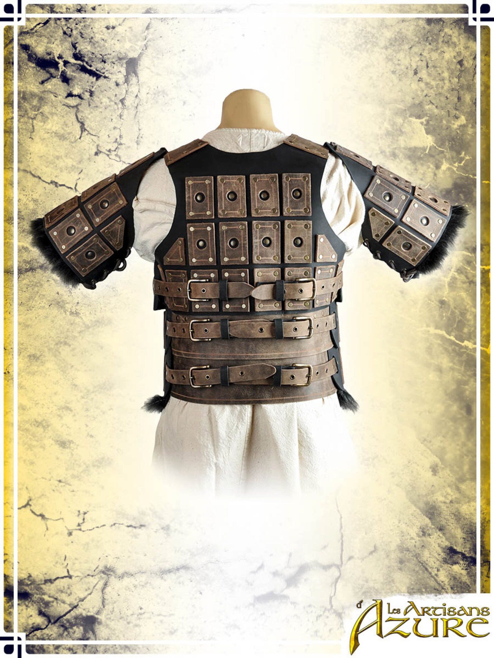 Nomad Armor With Sleeves Leather Armor for LARP and Cosplay - Etsy