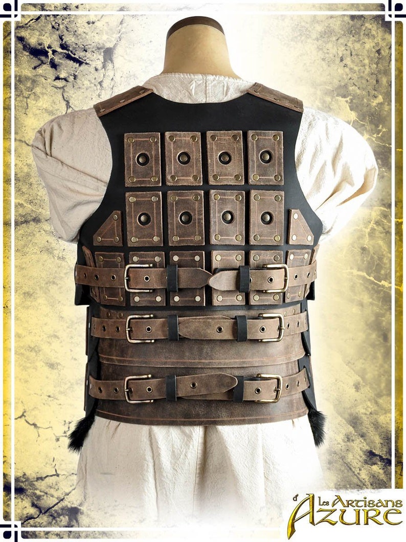 Nomad Armor Torso Leather Armor for LARP and Cosplay - Etsy