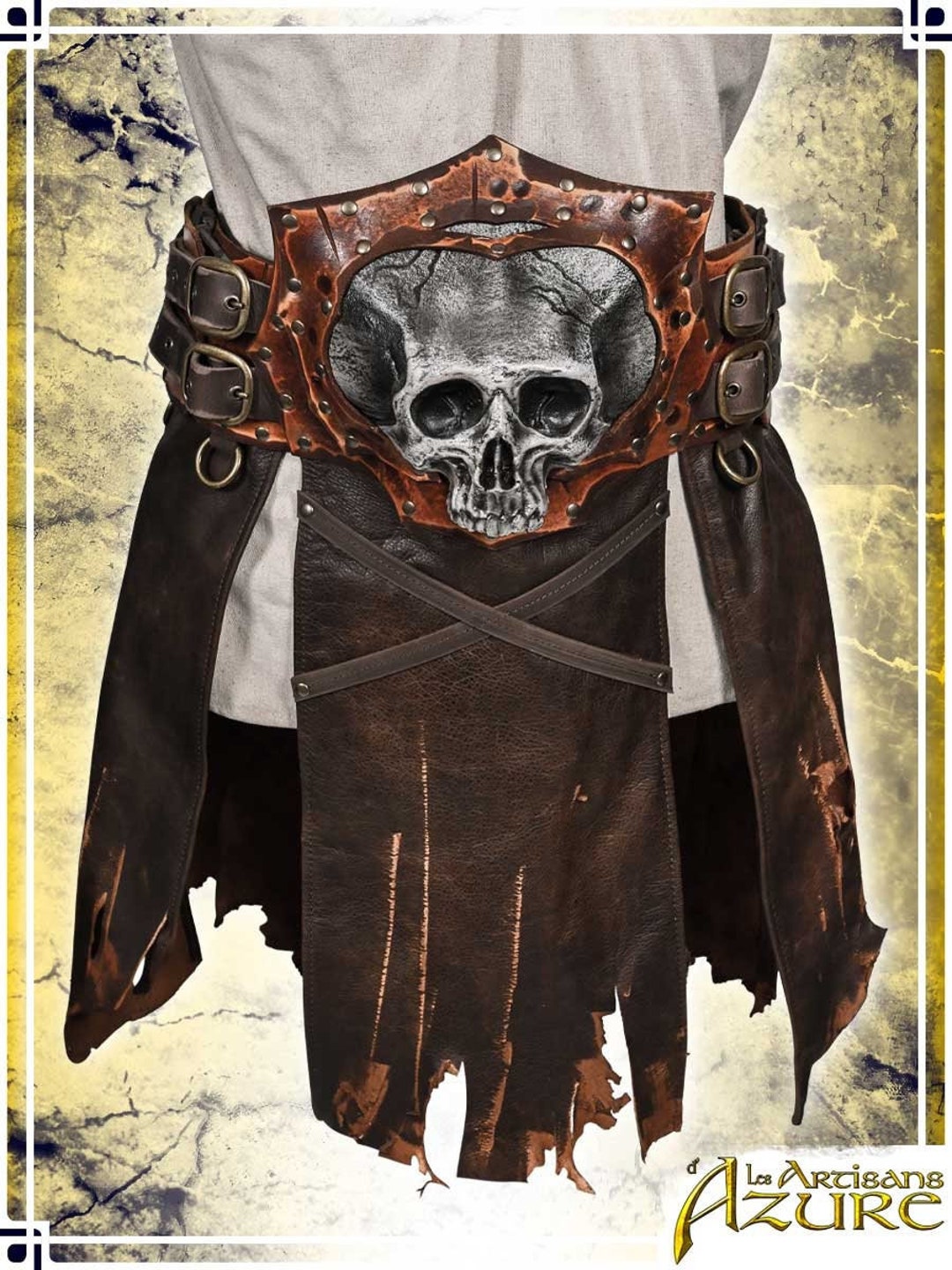 Wildwalker Broad Belt Leather Armor for LARP and Cosplay - Etsy