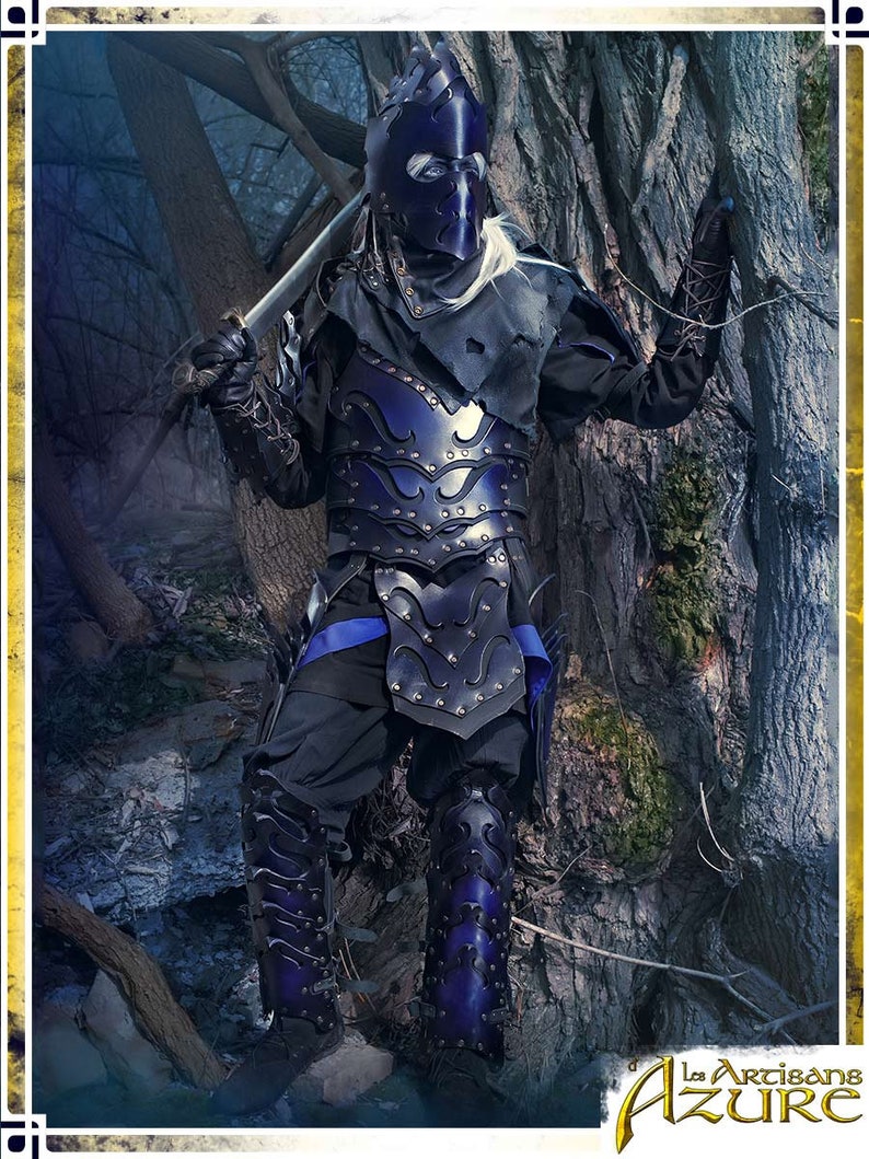 Dark Elf Full Armor Leather Armor for LARP and Cosplay | Etsy
