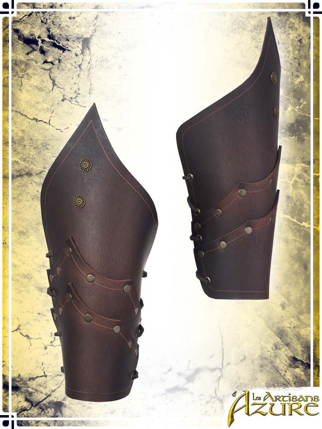 Beaufort Bracers Leather Armor for LARP and Cosplay - Etsy