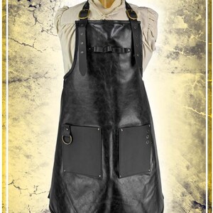 Blacksmith Apron Leather Outfit for LARP and Cosplay - Etsy