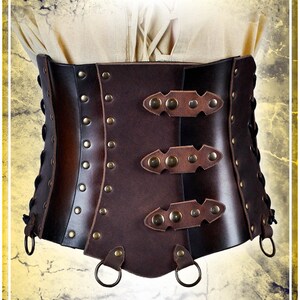 Outlaw Armor Corset Leather Female Armor for LARP - Etsy