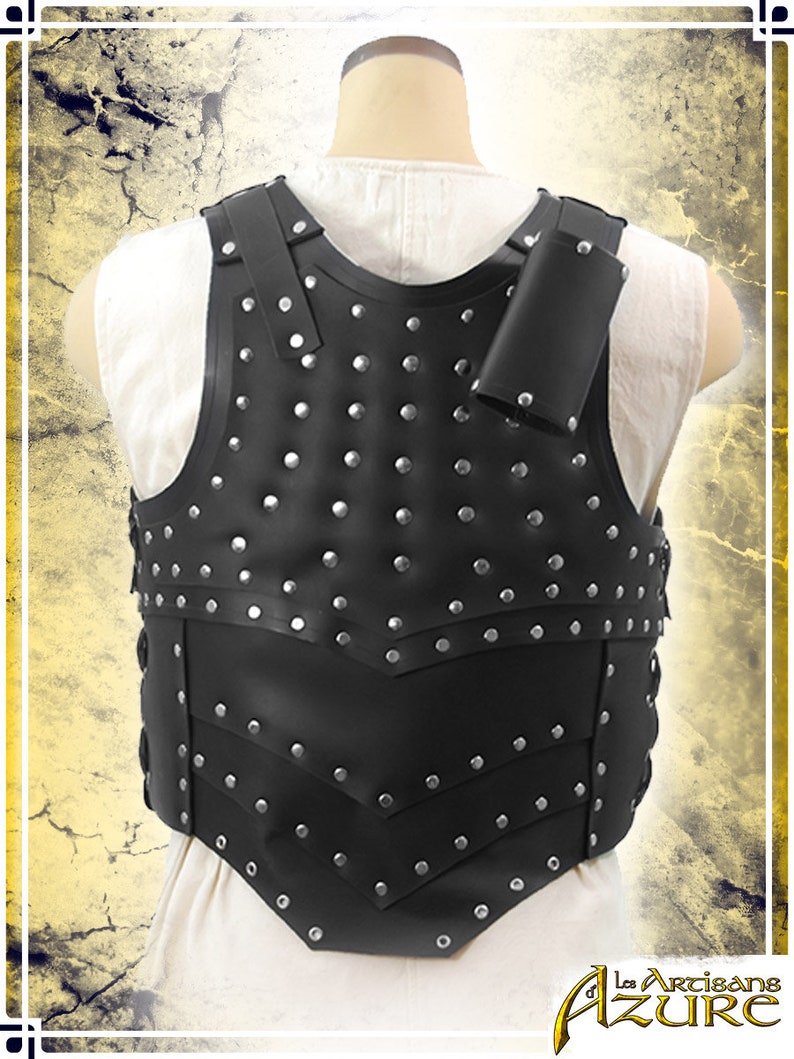 War Leather Vest Leather Armor for LARP and Cosplay - Etsy