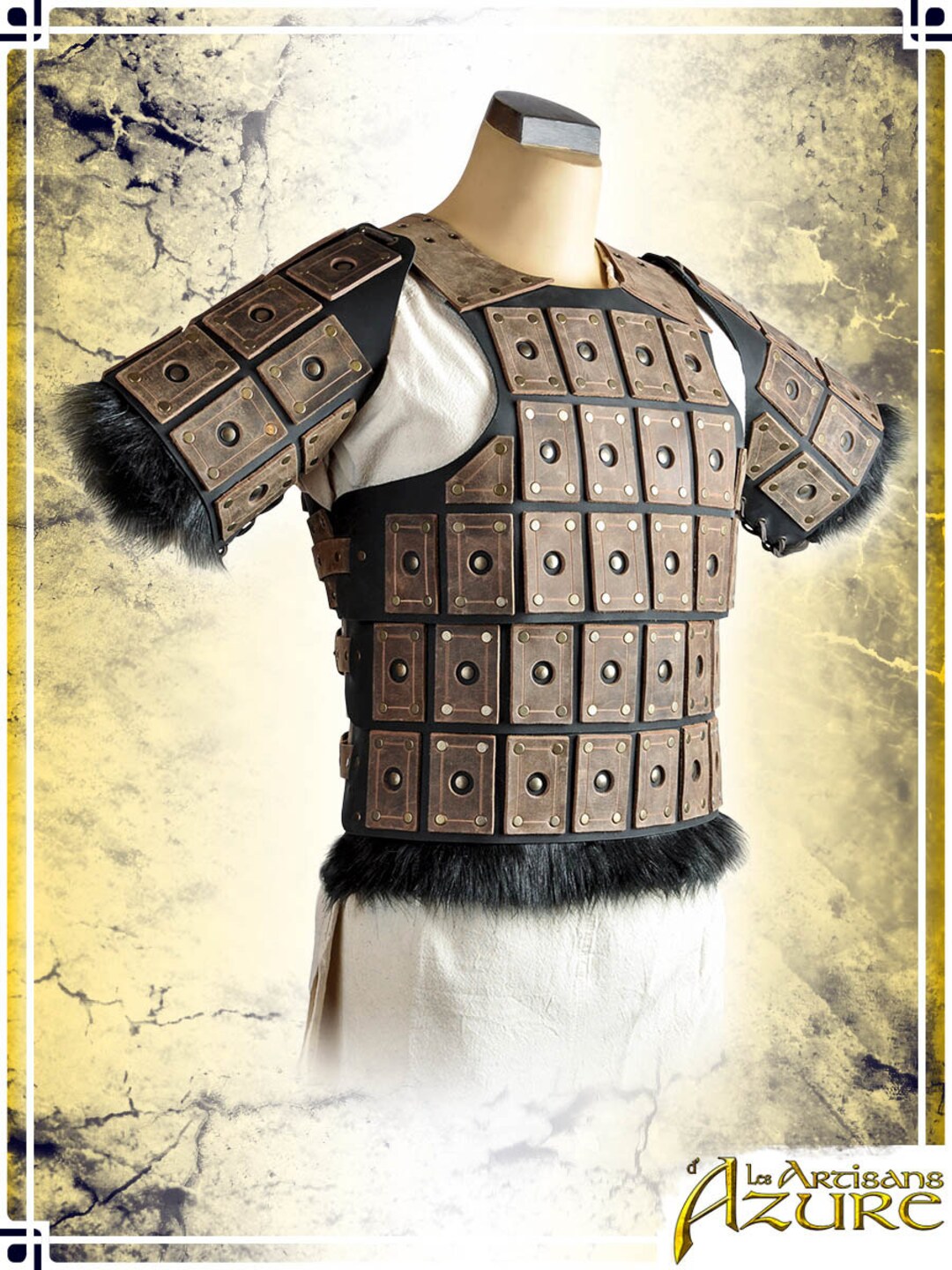 Nomad Armor With Sleeves Leather Armor for LARP and Cosplay - Etsy