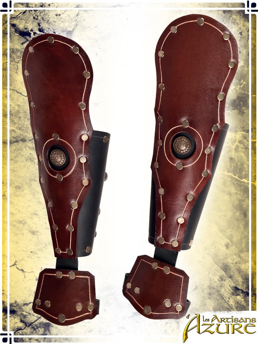 Roman Bracers Leather Armor for LARP and Cosplay - Etsy