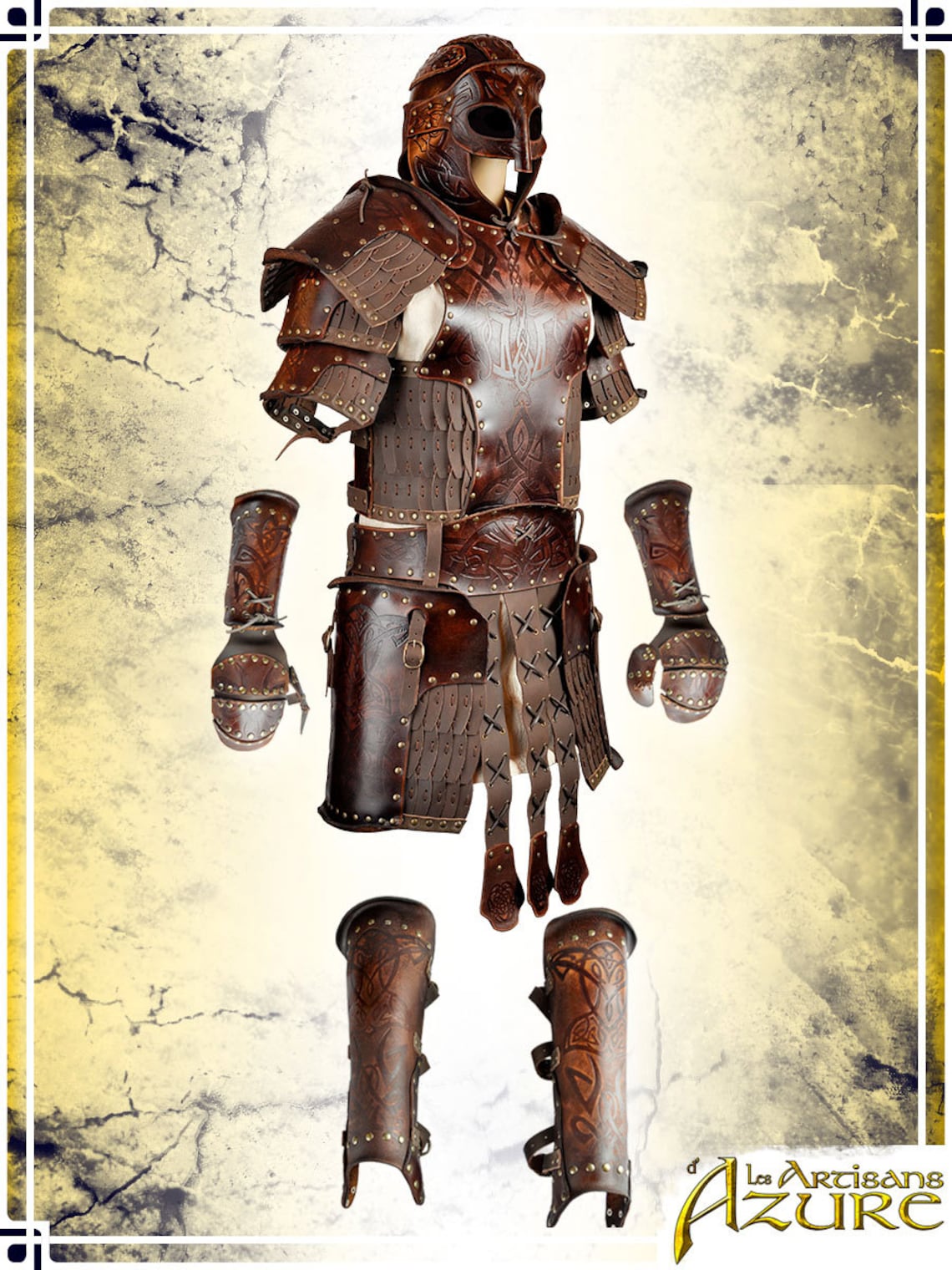 Volle Wikinger Rüstung Lederrüstung für LARP und Cosplay | Etsy