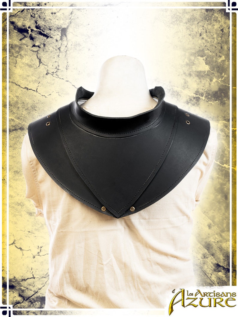 Shieldmaiden Neck Armor Heroic Leather Armor for LARP and - Etsy
