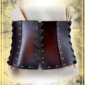 Outlaw Armor Corset Leather Female Armor for LARP - Etsy