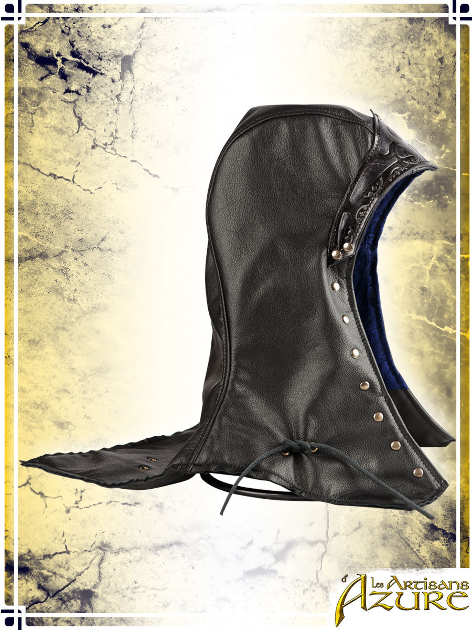 Assassin Leather Hood Leather Armor for LARP and Cosplay - Etsy