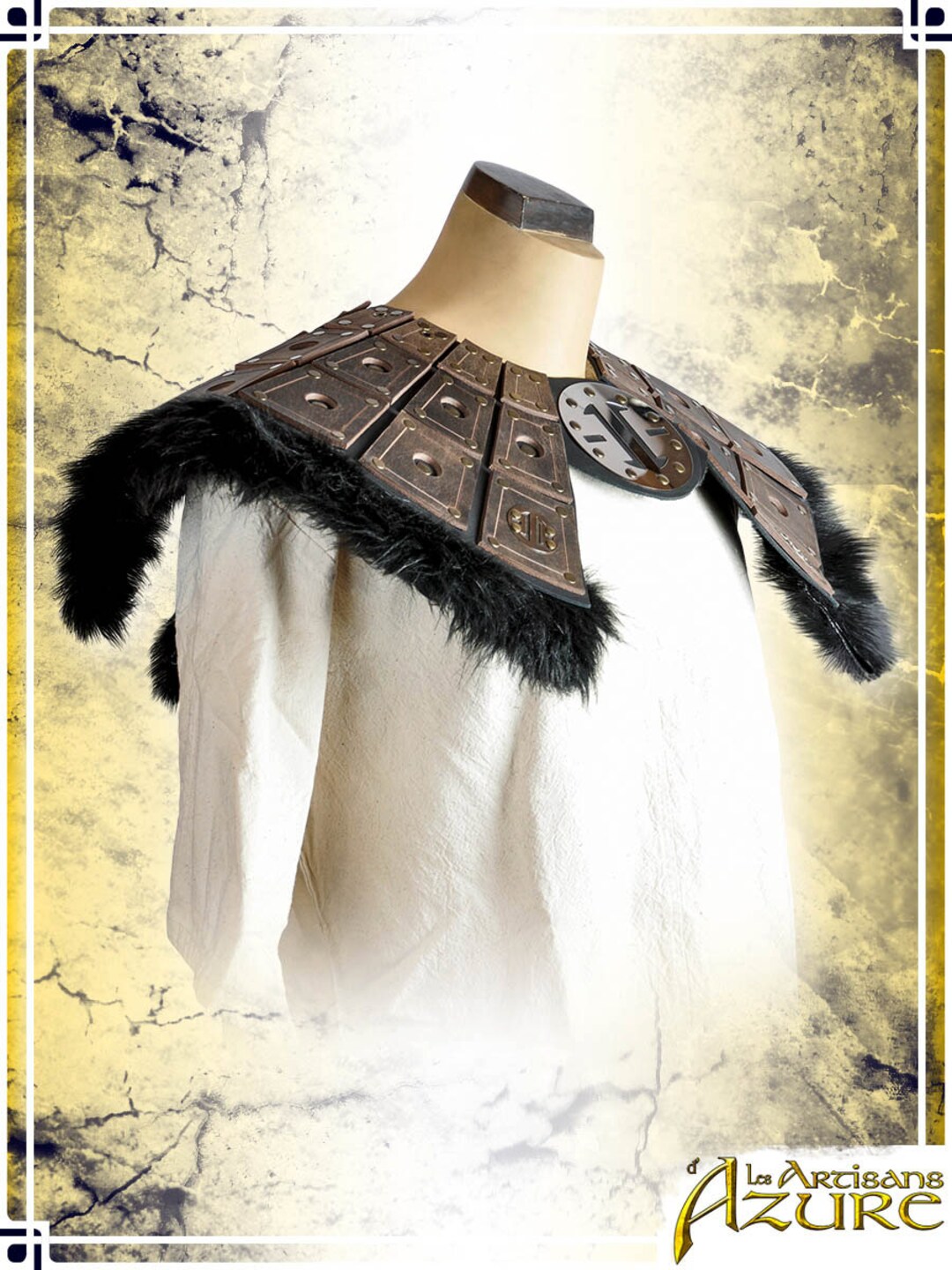 Nomad Armor Pauldrons Leather Armor for LARP and Cosplay - Etsy