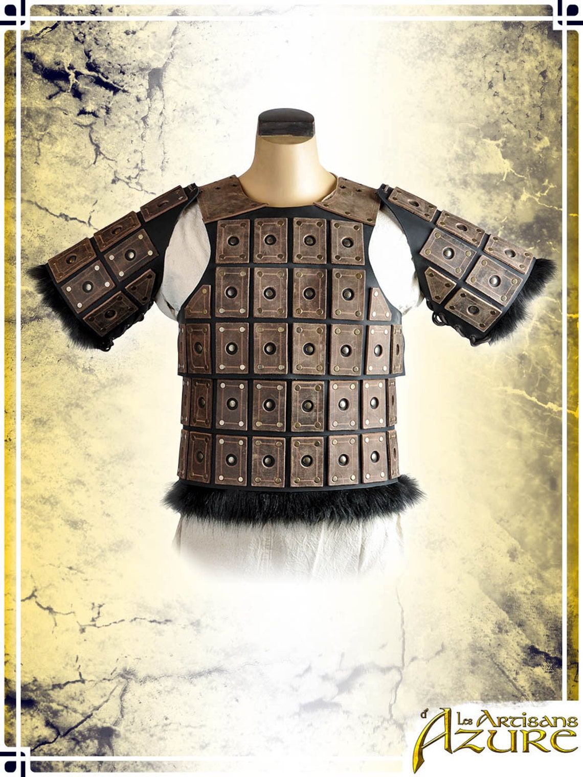 Nomad Armor With Sleeves Leather Armor for LARP and Cosplay - Etsy