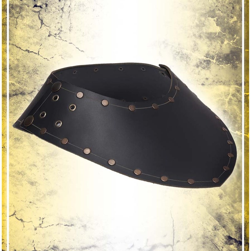 Leather Gorget - Etsy