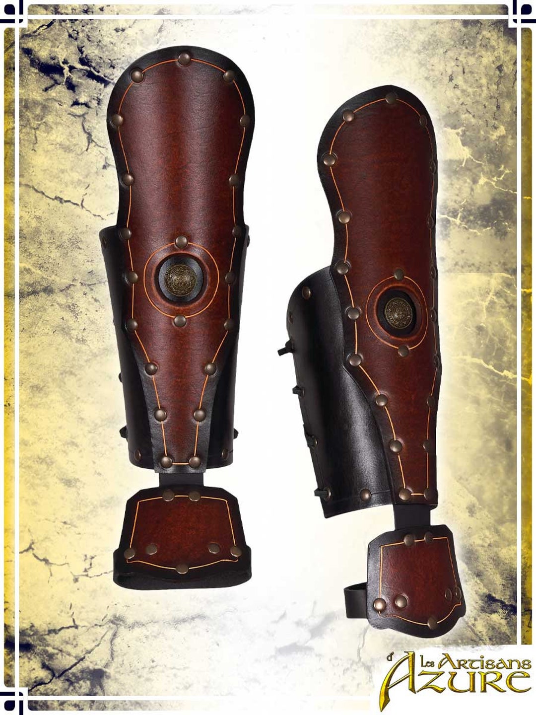 Roman Bracers Arm Leather Protection and Greek Armor for LARP Events - Etsy