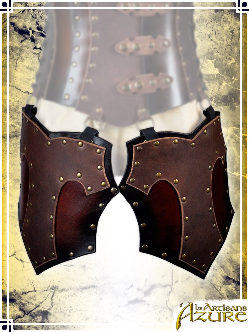 Outlaw Tassets Leather Armor for LARP and Cosplay - Etsy