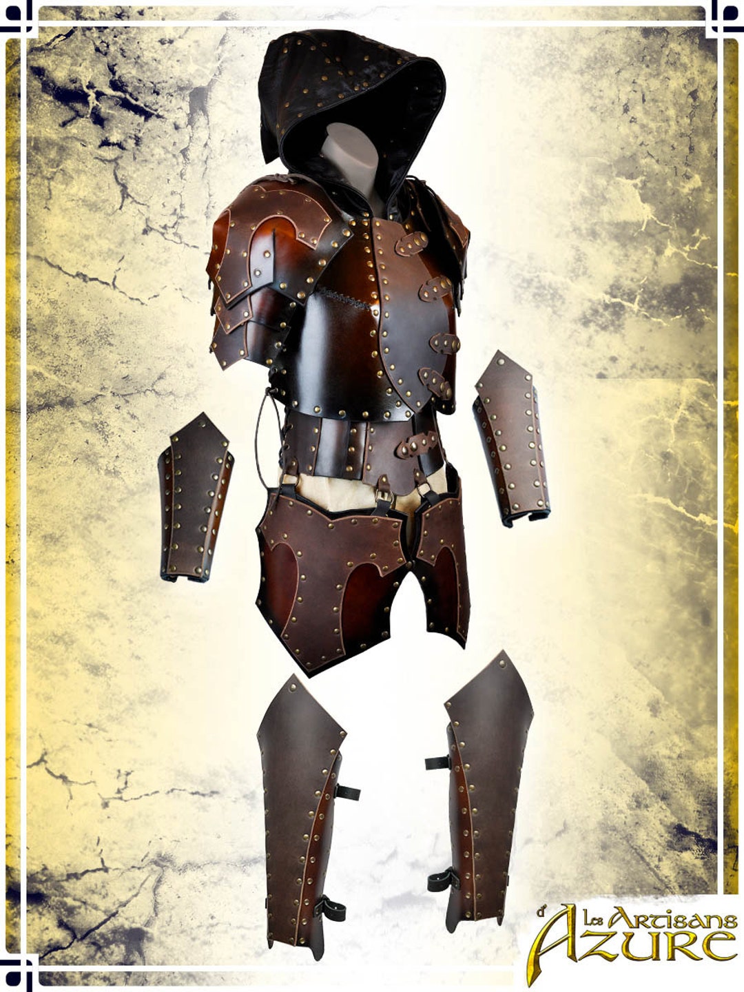 Full Outlaw Armor Leather Armor for LARP and Cosplay - Etsy