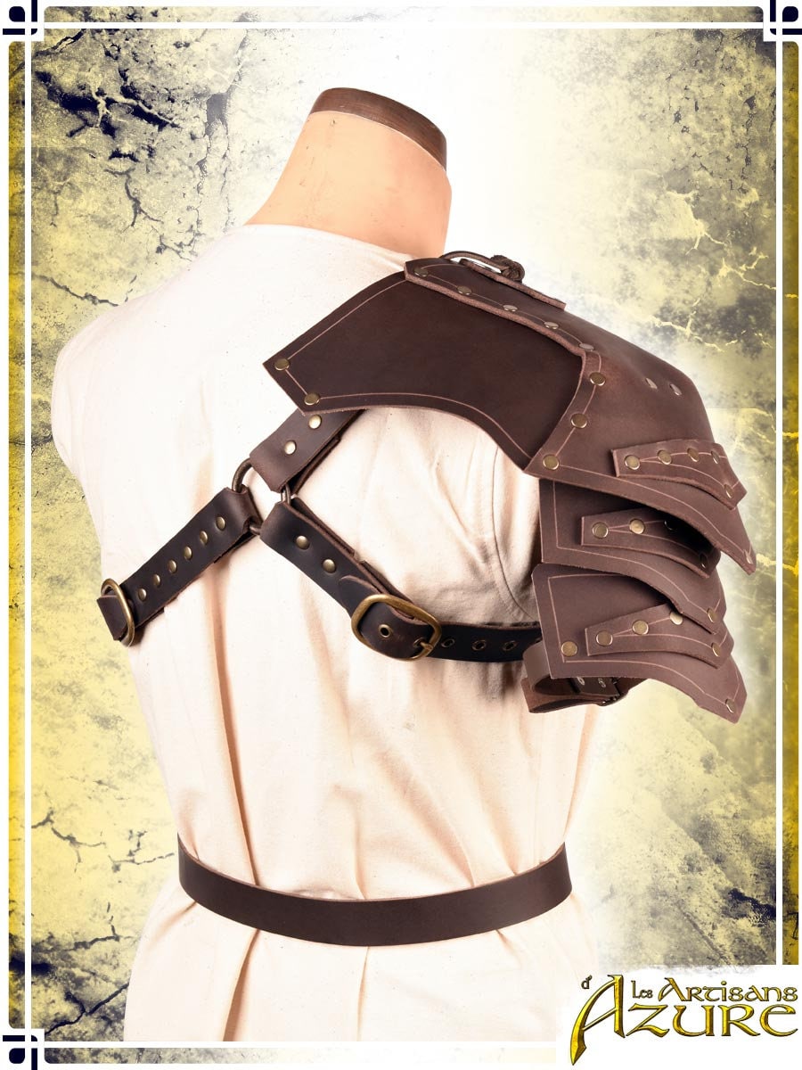 Explorer's Pauldron Leather Armor for LARP and Cosplay | Etsy Canada