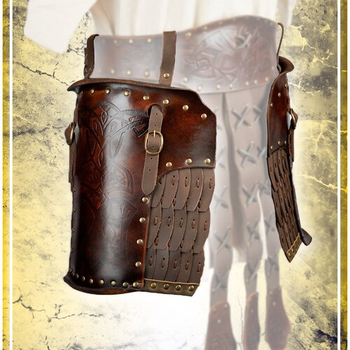 Nomad Armor With Sleeves Leather Armor for LARP and Cosplay - Etsy