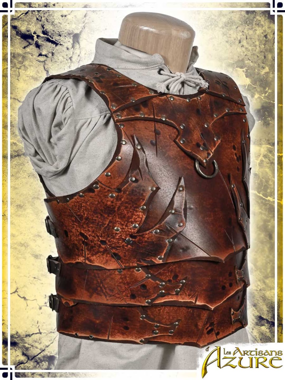 Wildwalker Armor Torso Leather Armor for LARP and Cosplay - Etsy