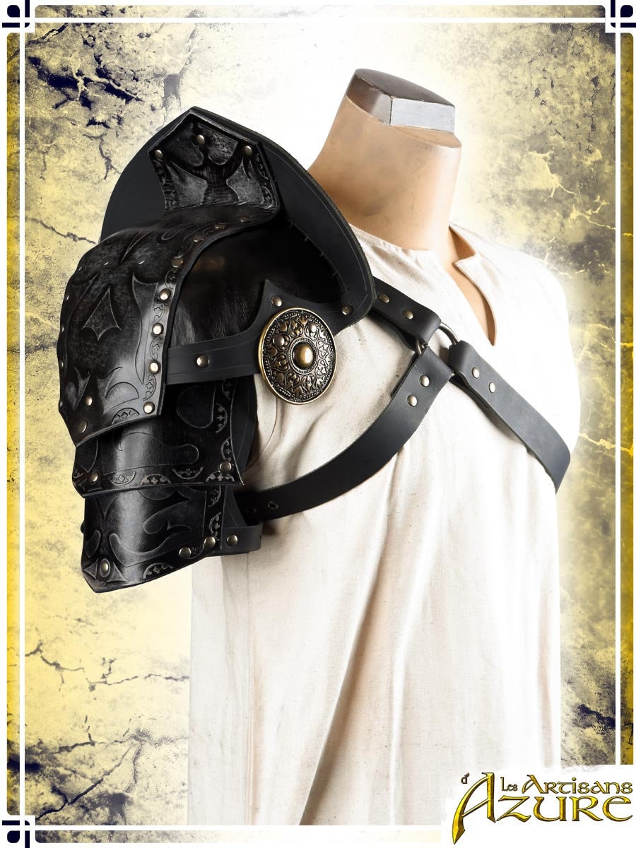 Assassin Mighty Pauldron Leather Armor for LARP and Cosplay - Etsy