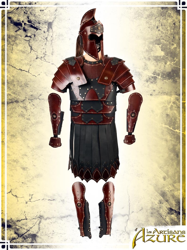 Full Roman Armor Set Leather Armor for LARP | Etsy