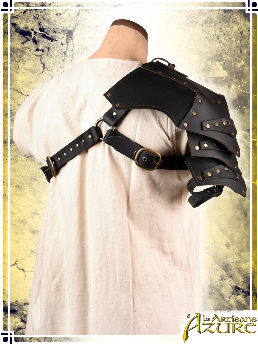 Explorer's Pauldron Leather Armor for LARP and Cosplay | Etsy Canada