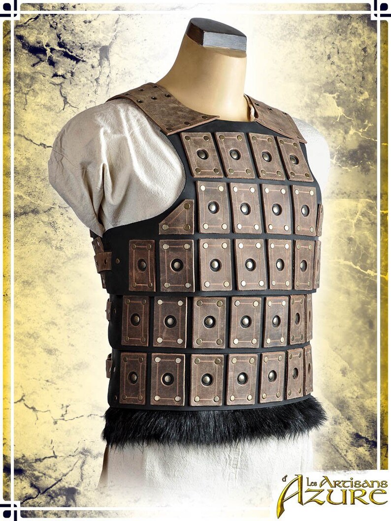 Nomad Armor Torso Leather Armor for LARP and Cosplay - Etsy