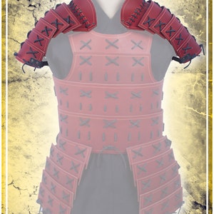 Samurai Pauldrons Leather Armor for LARP and Cosplay - Etsy
