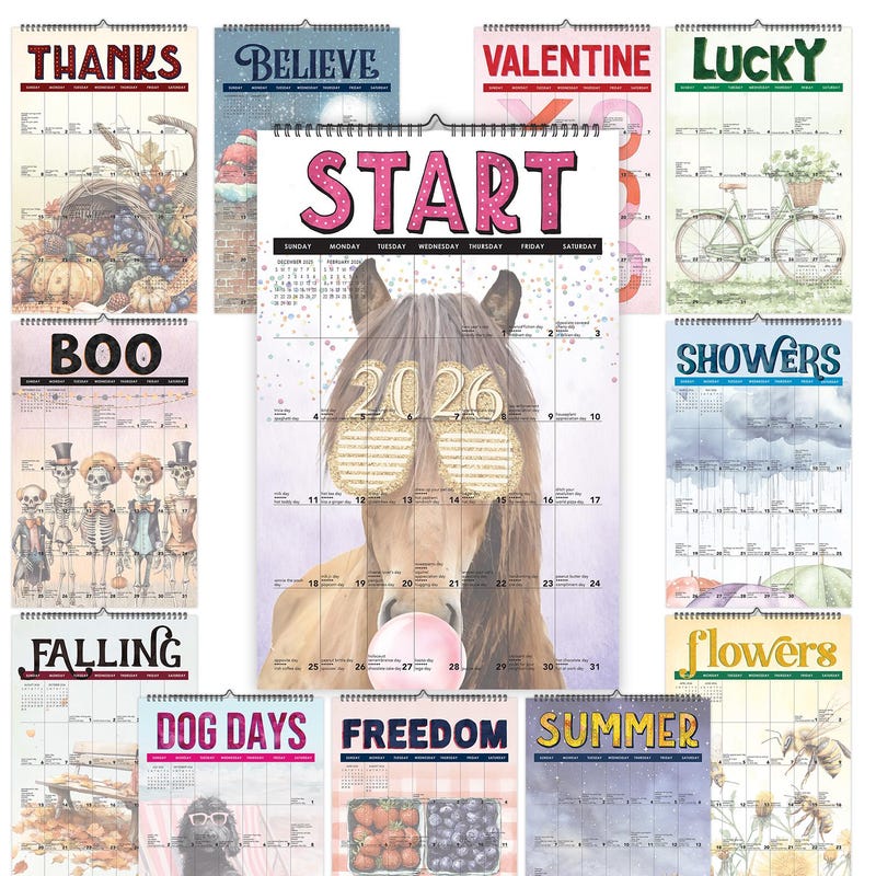 Wall Calender Hanging - Etsy