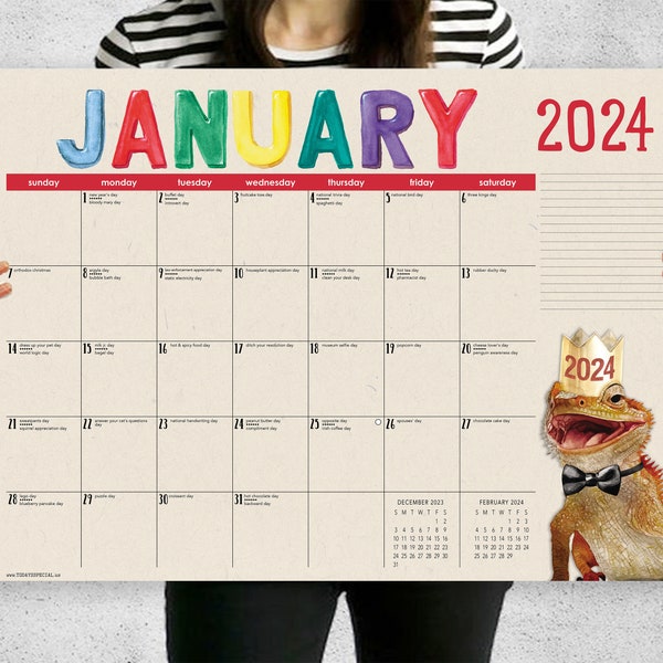 Giant Wall Calendar - Etsy