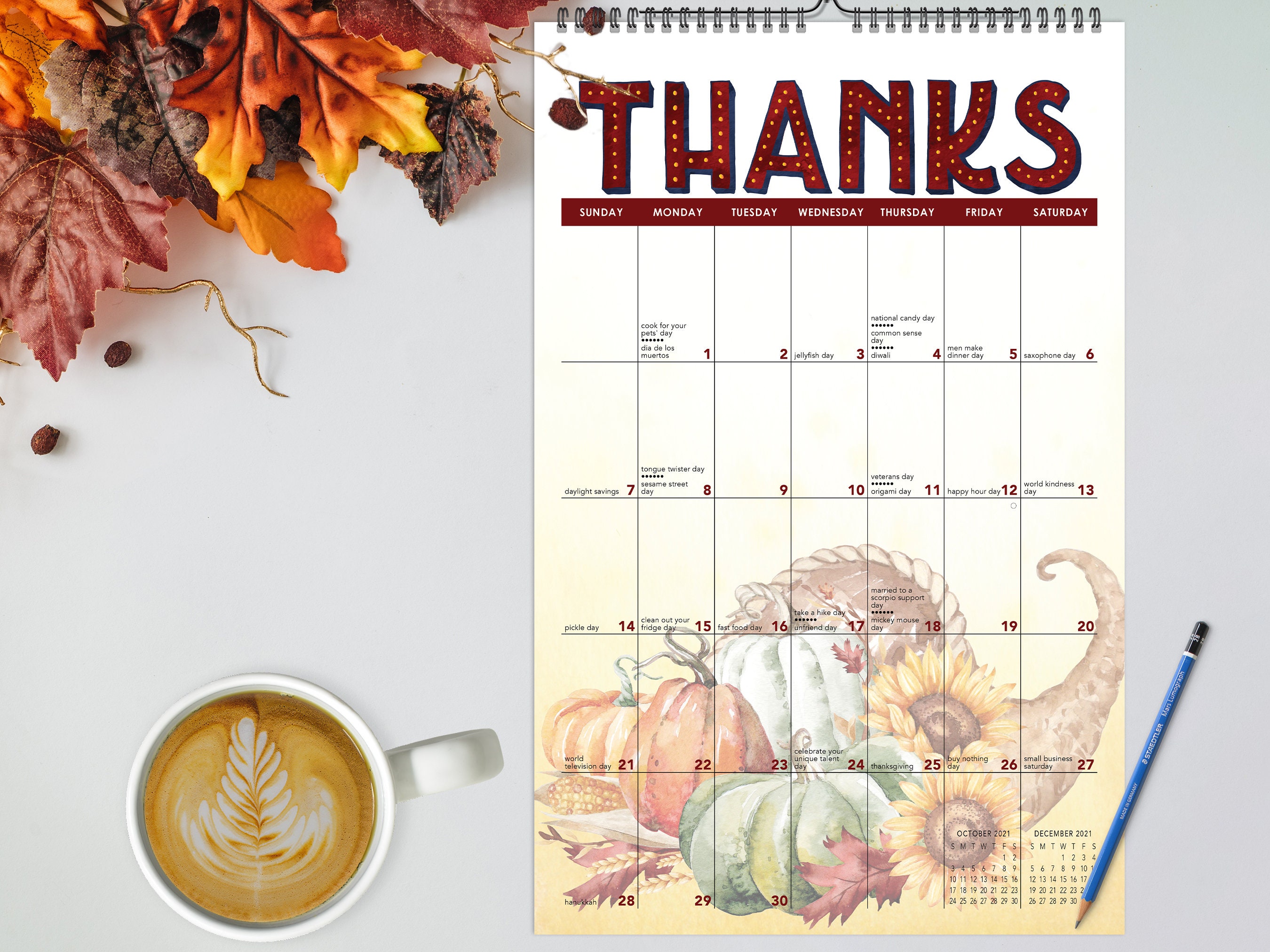 Calendars & Planners themes and bizarre holidays from Today's Special ...