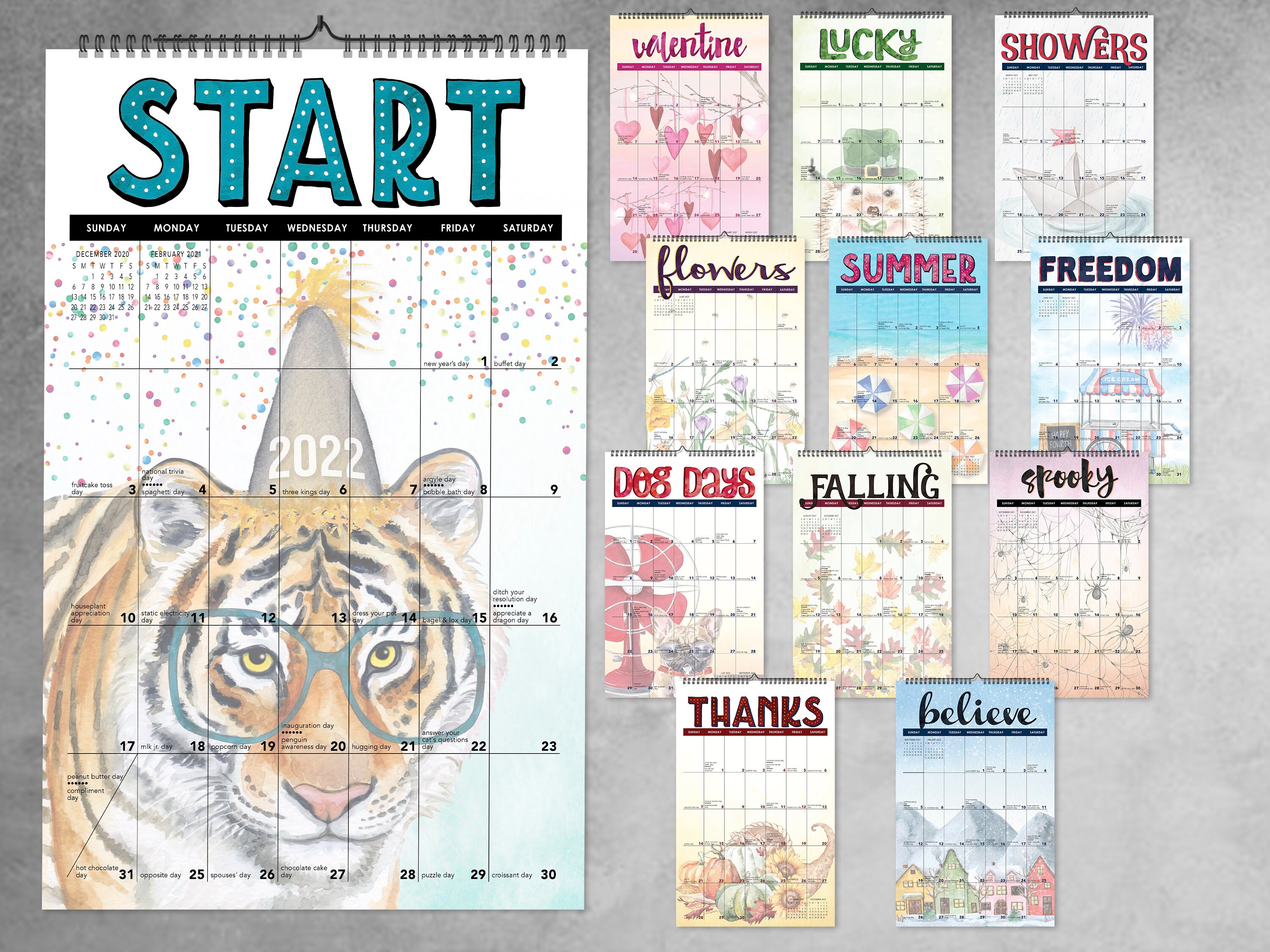 Calendars & Planners themes and bizarre holidays from Today's Special ...