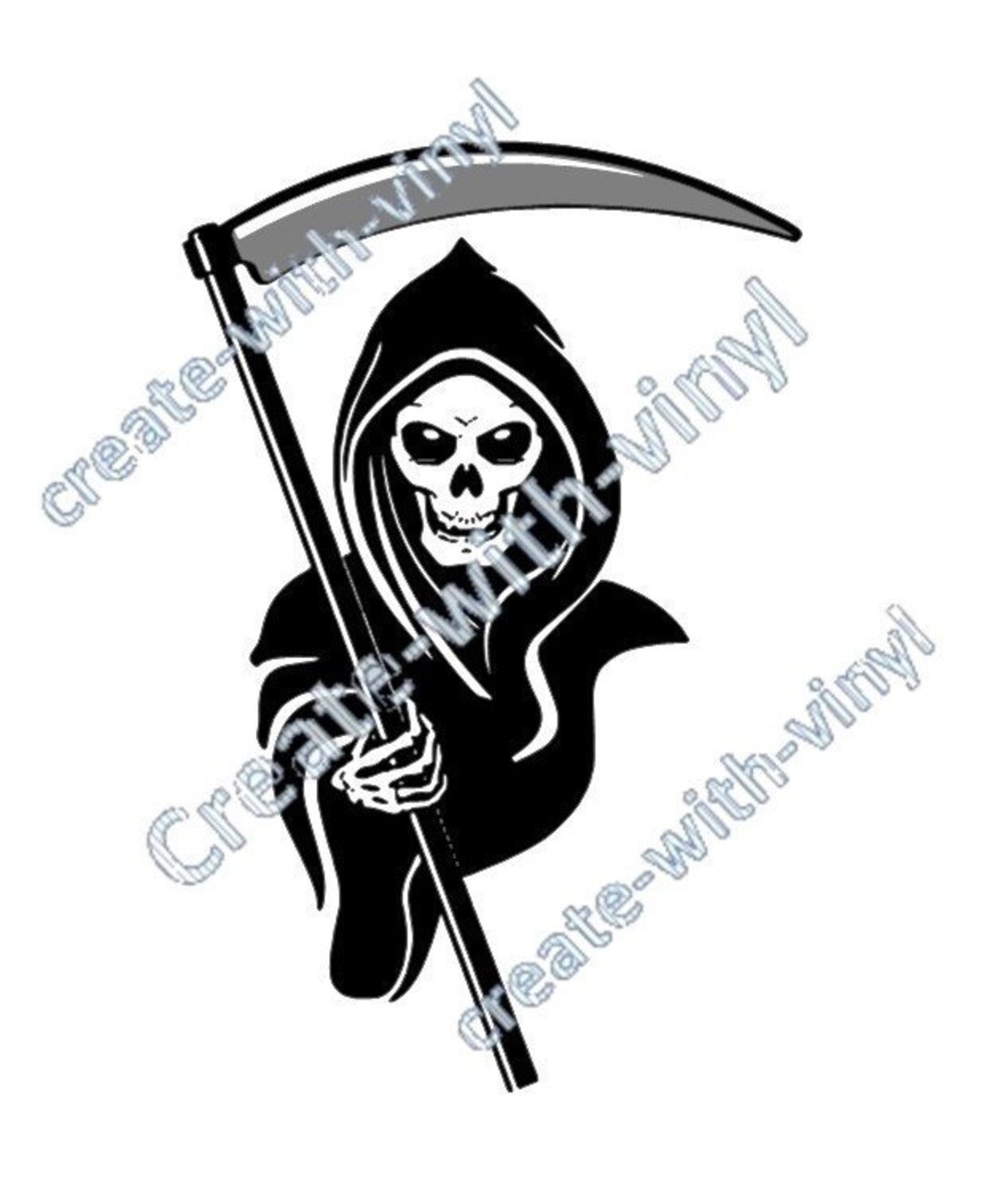GRIM REAPER SVG File - Cameo, Cricut Svg Files, Halloween, Print and ...