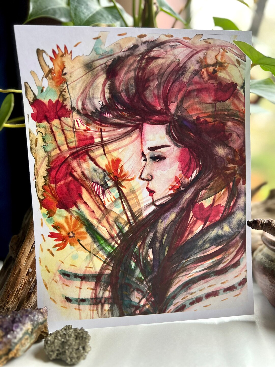 Original Watercolor Print: Internal Focus - Etsy