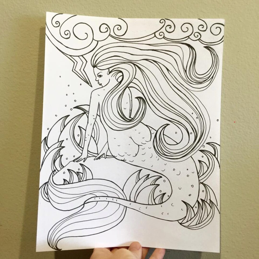 Strength the Ought the Storm Adult Coloring Sheet - Etsy