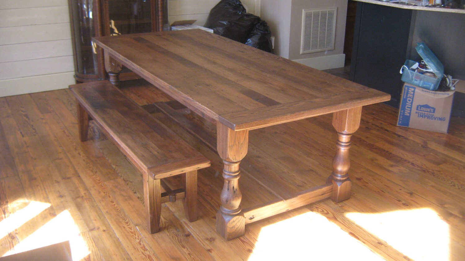 Dining Table in Reclaimed Wood - Etsy