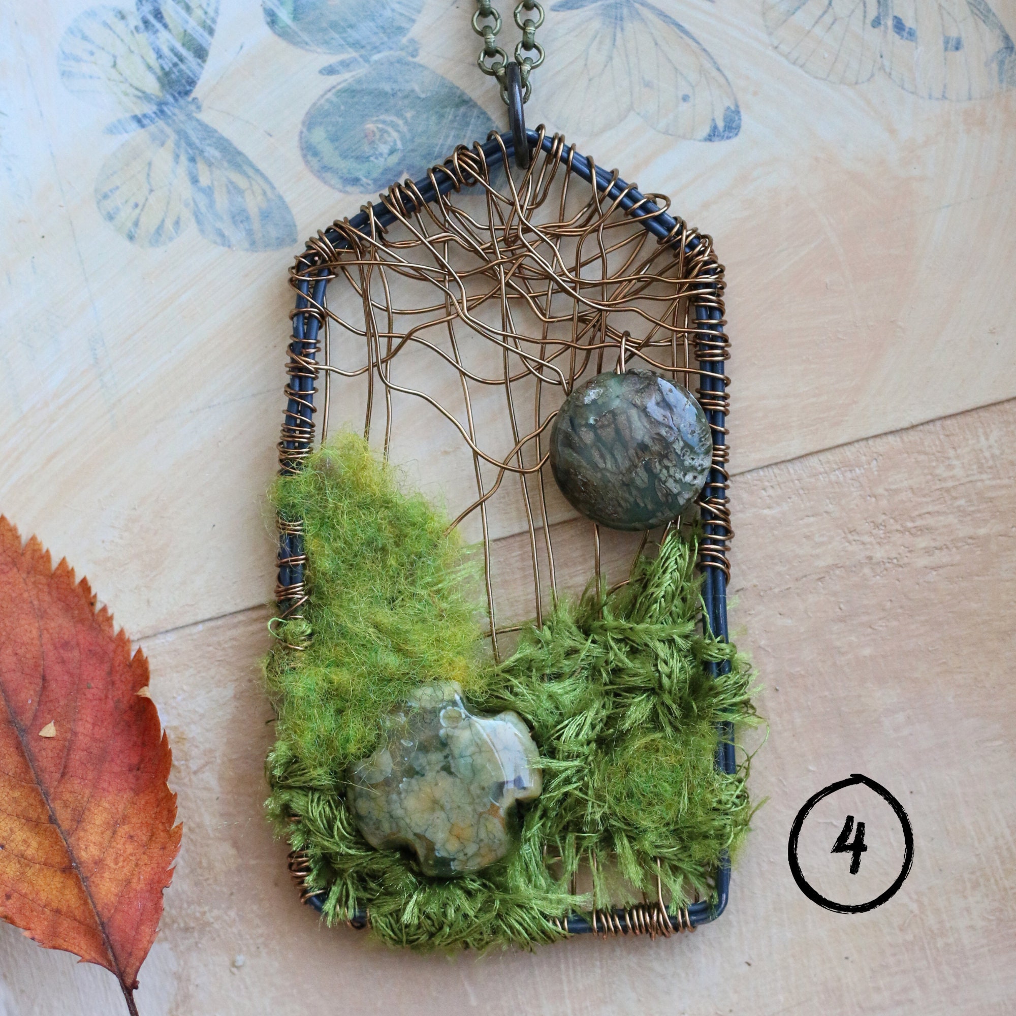 Earthy Cottagecore Necklace, Handmade Nature Jewelry, Witchy Forest ...