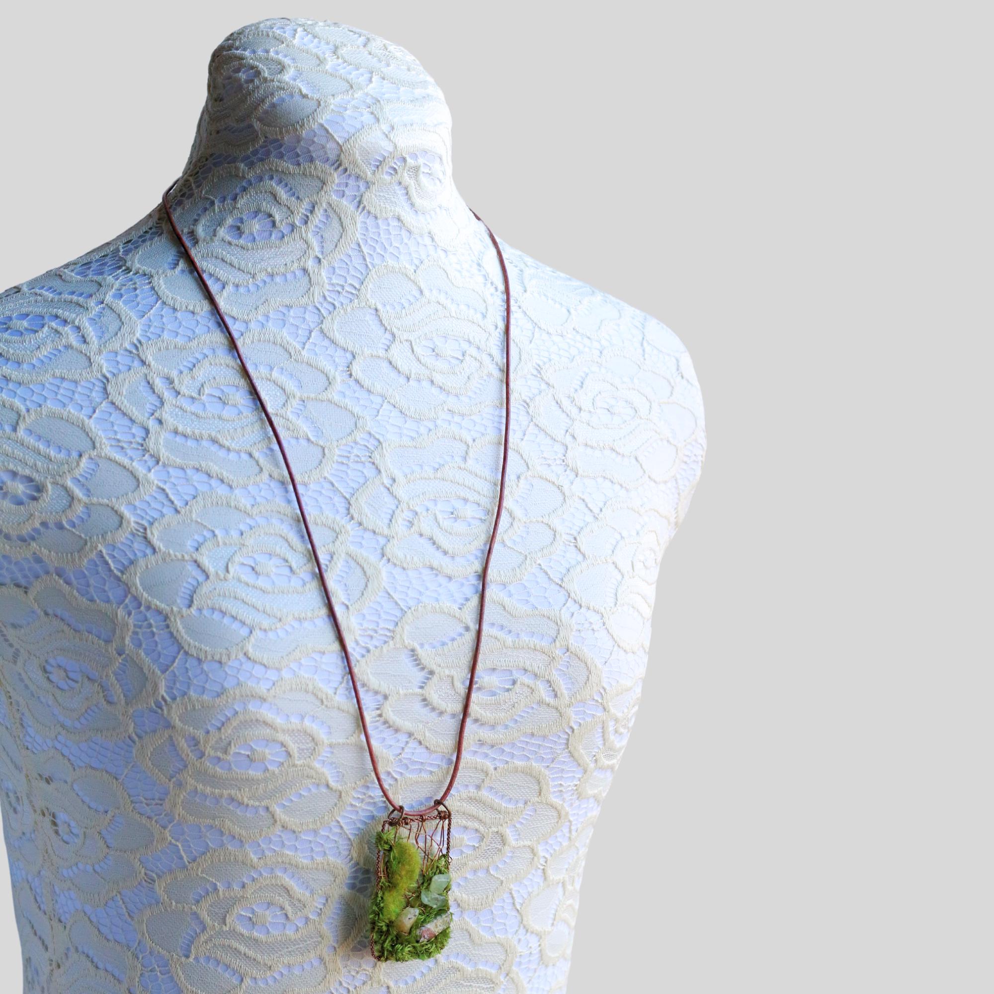 Earthy Cottagecore Necklace, Handmade Nature Jewelry, Witchy Forest ...