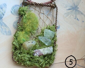 Earthy Cottagecore Necklace, Handmade Nature Jewelry, Witchy Forest ...