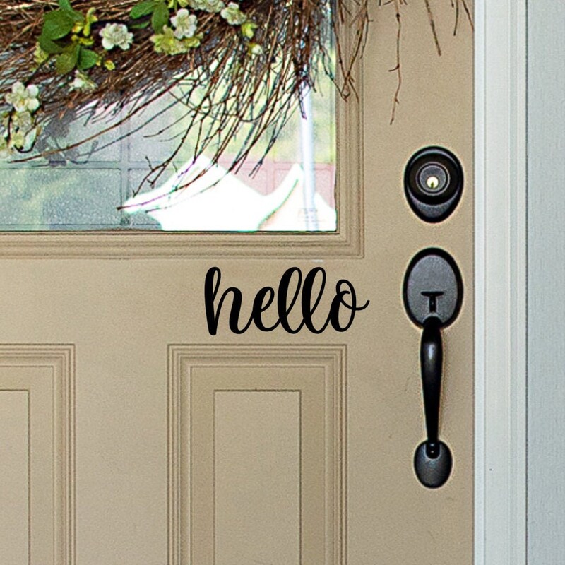 Front Door Vinyl - Etsy