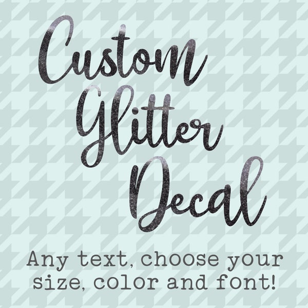 Long Text Decals - Etsy