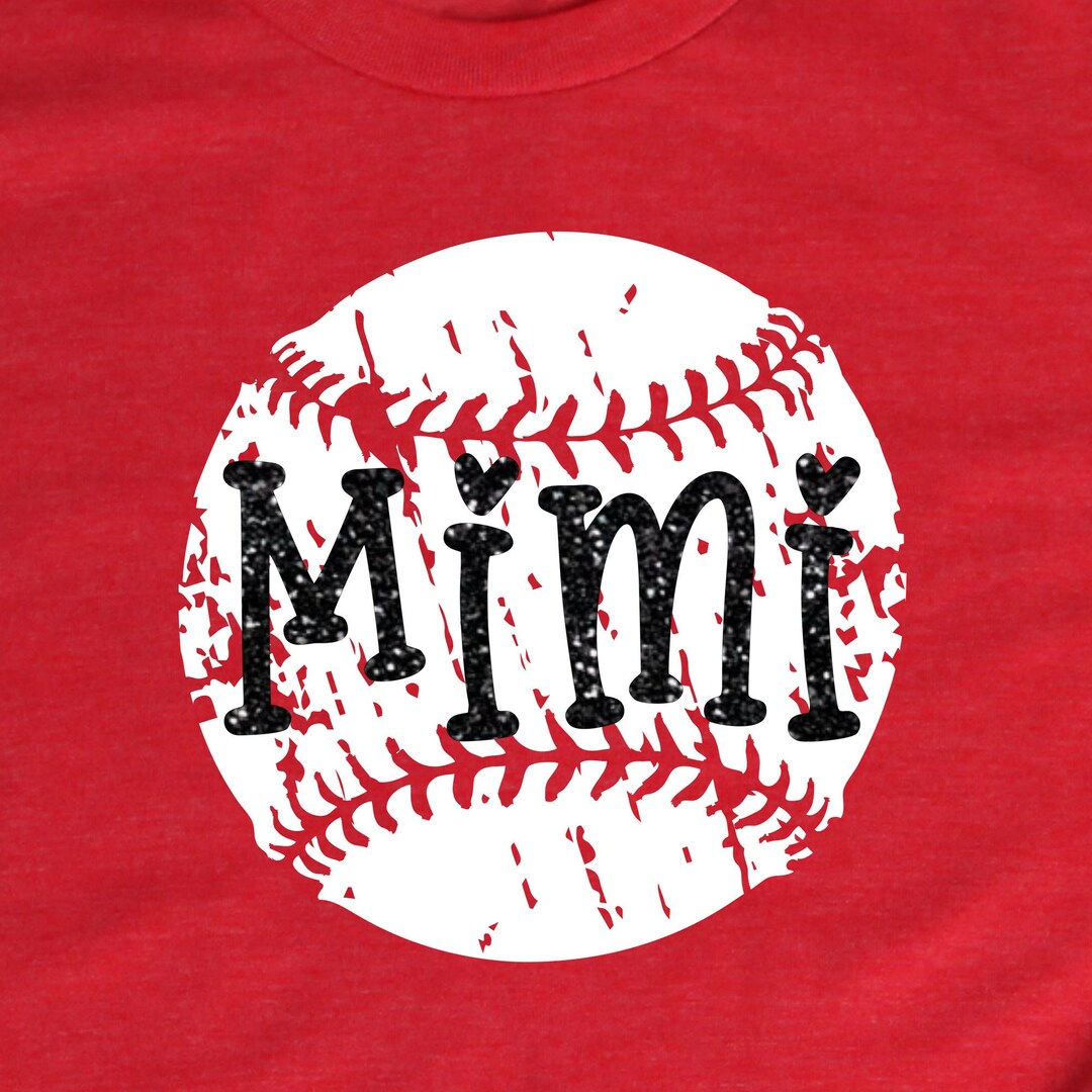 Baseball Mimi Iron On Baseball Grandma Baseball Grammy - Etsy