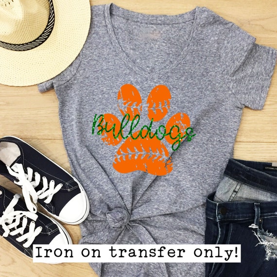 Team Name Baseball Iron On Baseball Paw Baseball Mom Iron - Etsy