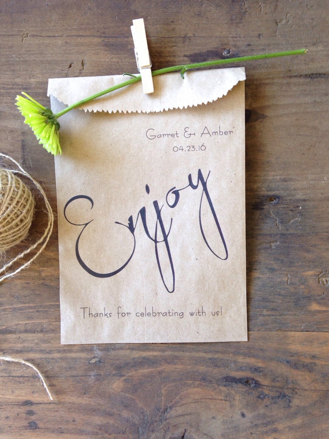 Wedding Candy Buffet Bags, Favor Bags, Treat Bags, Personalized Food ...