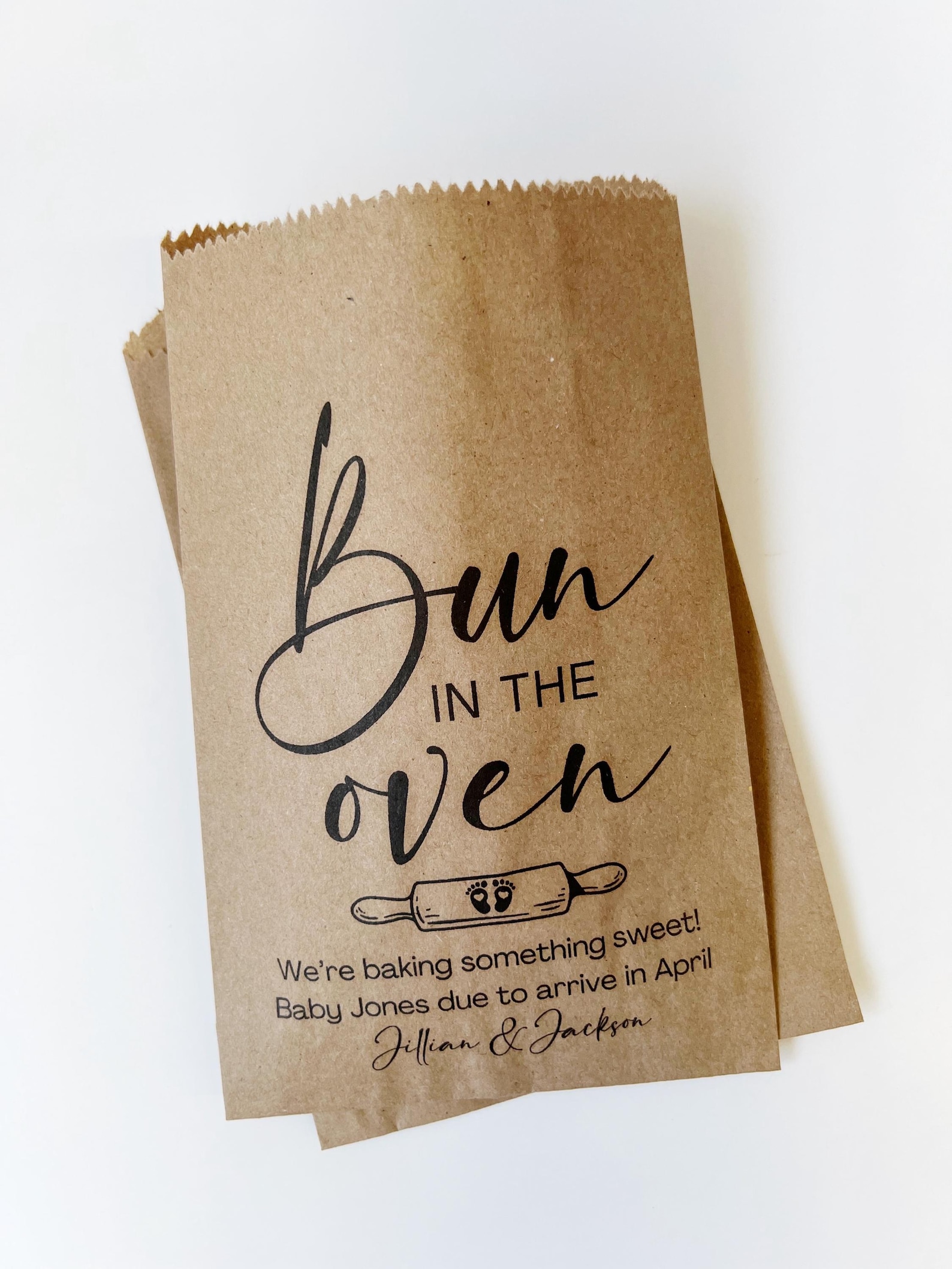 Bun in the Oven Baby Shower Decorations | Baby Shower Goodie Bags ...