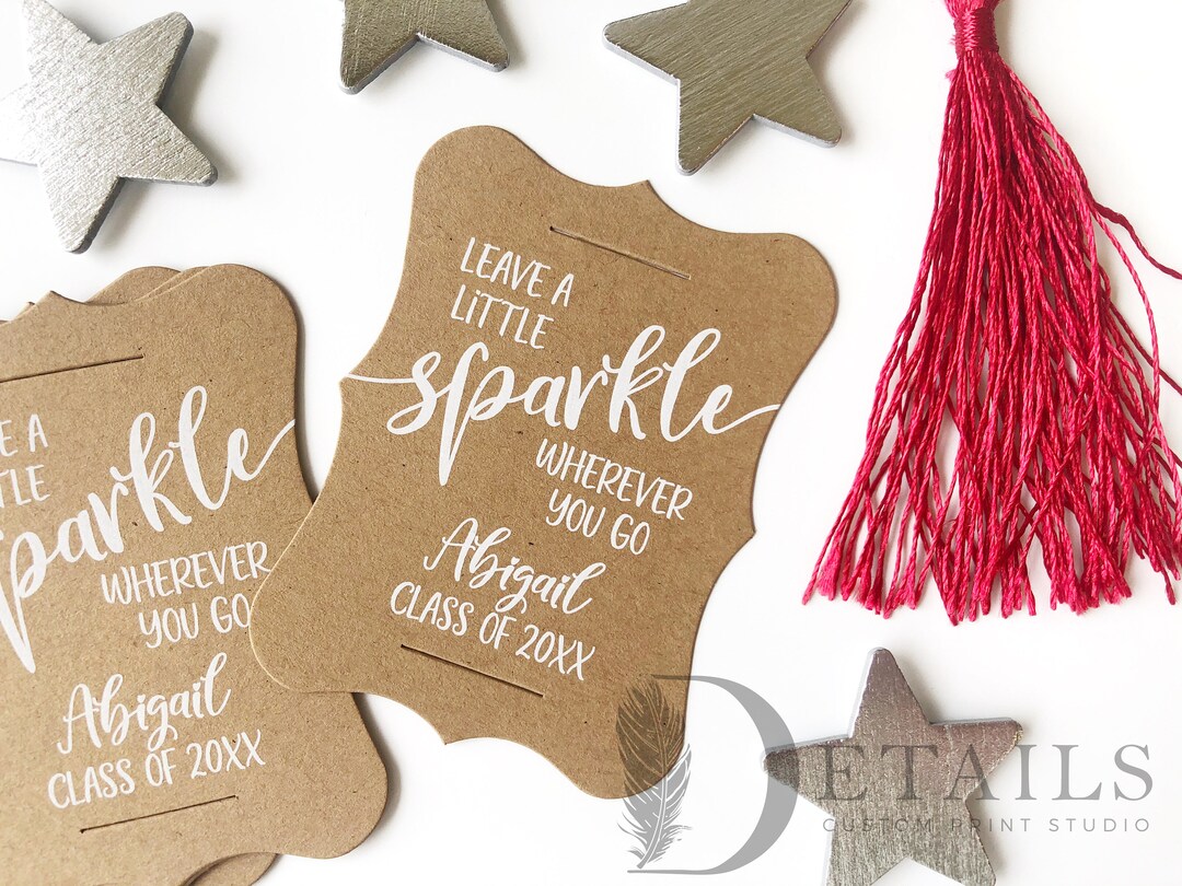Made in USA Graduation Sparkler Tags, Sparkler Sleeves, Custom Sparkler ...