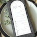 Arch Shape Wedding Menus, Arch Shaped Vellum Menus, Printed Menus ...